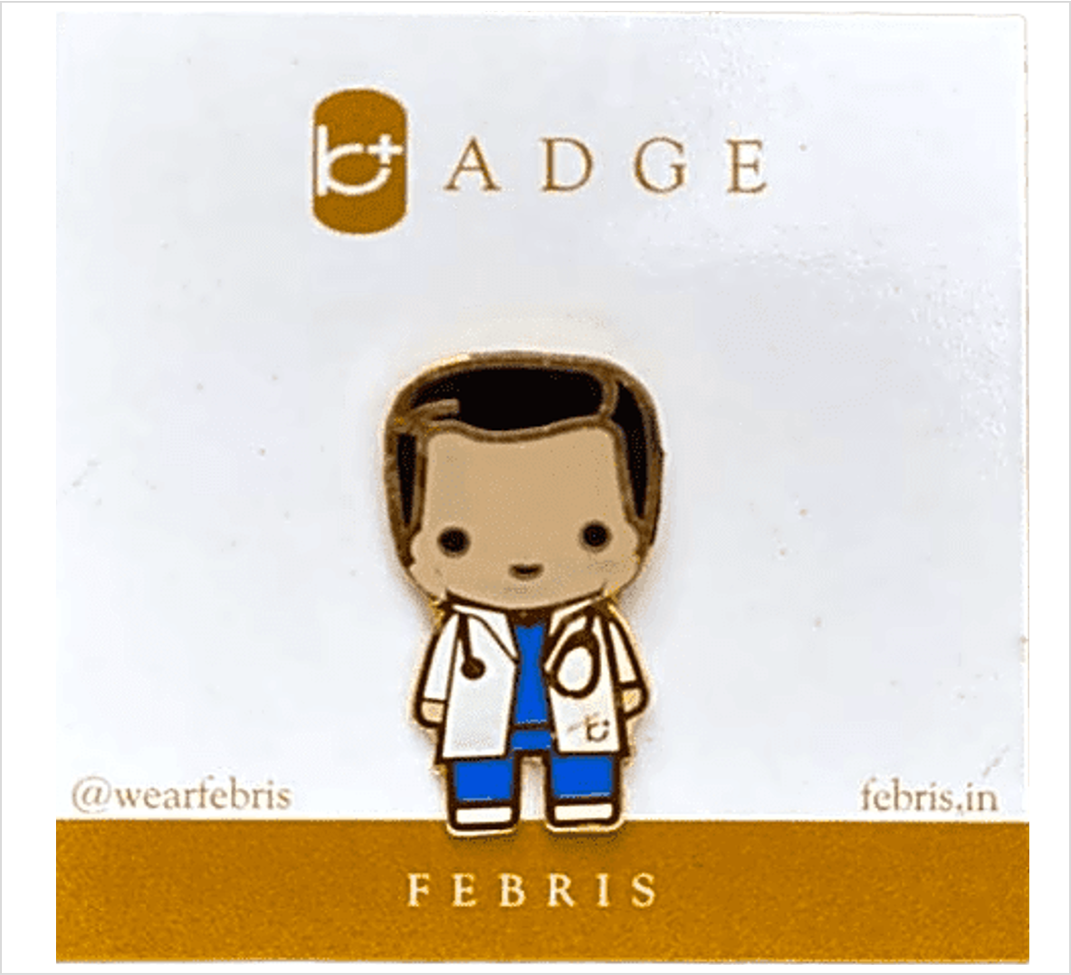 Febris Mini Me Boy Badge